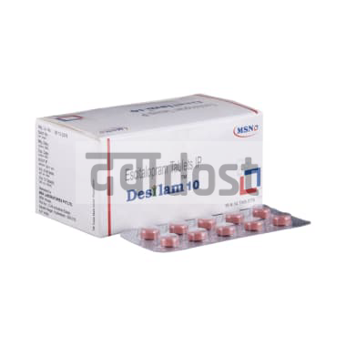 Buy Desilam 10mg Tablet 10s Online, View Uses, Review, Price ...