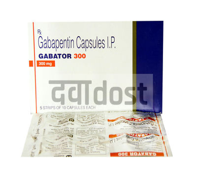 Buy Gabator 300 Capsule Online, View Uses, Review, Price, Composition ...