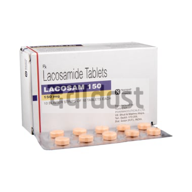Buy Lacosam 150 Tablet Online, View Uses, Review, Price, Composition ...