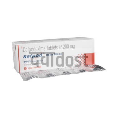 Buy Kefpod 200mg Tablet Online, View Uses, Review, Price, Composition ...