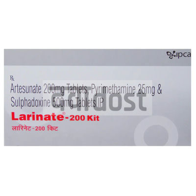 Buy Larinate 200 Kit Tablet Online, View Uses, Review, Price ...