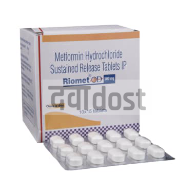 Riomet OD 500mg Tablet SR Upto 11.00% Off | DawaaDost