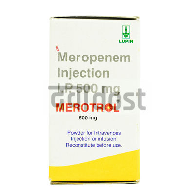 Buy Merotrol 500mg Injection Online, View Uses, Review, Price ...