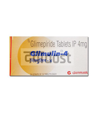 Glimulin 4 Tablet 15s Upto 9.95% Off | DawaaDost