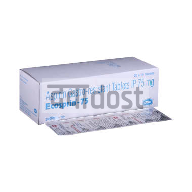 Buy ecosprin 75mg tablet 14s Products Online, View Uses, Review, Price ...