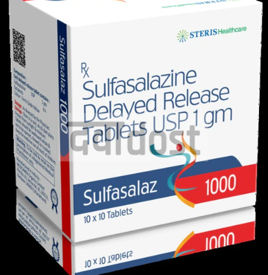 Buy Sulfasalaz 1000 Tablet DR Online, View Uses, Review, Price ...