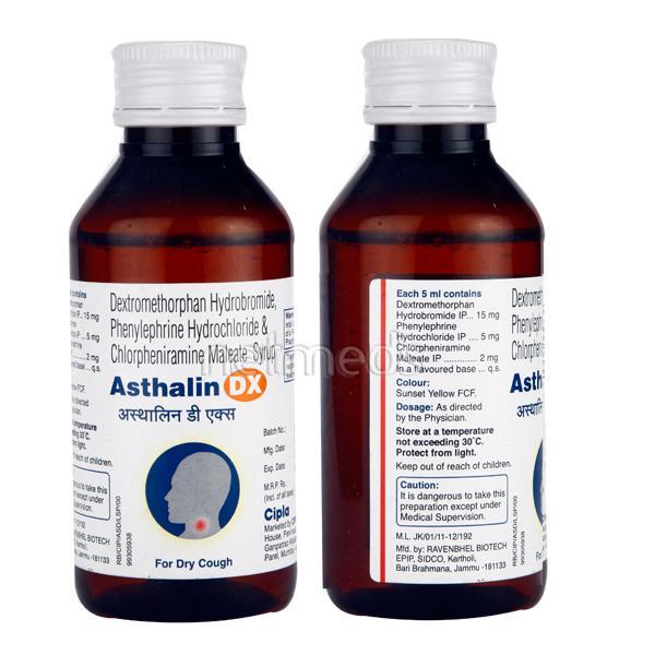 ASTHALIN-DX SYP 100ML Upto 33% Off