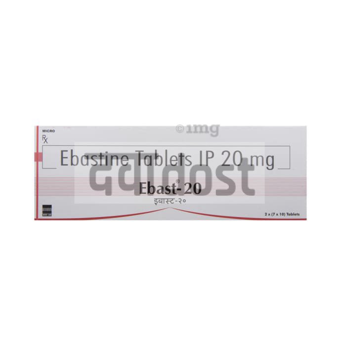 Ebast 20mg Tablet