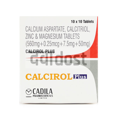Calcirol Plus Tablet Upto 10.00% Off | DawaaDost