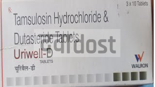 Buy Uriwell D 0.4mg/0.5mg Tablet Online, View Uses, Review, Price ...