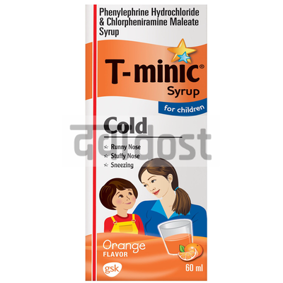 Buy T Minic 2mg/5mg Syrup 60ml Online, View Uses, Review, Price ...