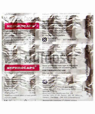 Buy Nephrocaps Capsule 15s Online, View Uses, Review, Price ...