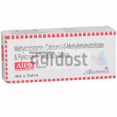 All 9 Tablet 15s Upto 10.00% Off