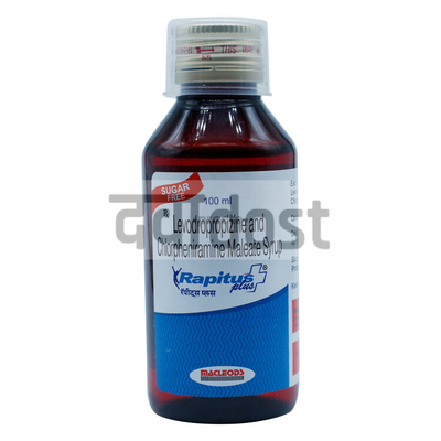 Rapitus Plus Syrup Sugar Free 100ML Upto 10.00% Off | DawaaDost