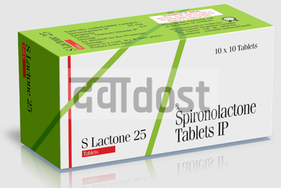 S Lactone 25mg Tablet 10s Upto 15.00% Off Tablet 10s