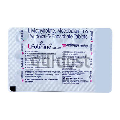 Buy L Folinine Tablet 15s Online, View Uses, Review, Price, Composition ...