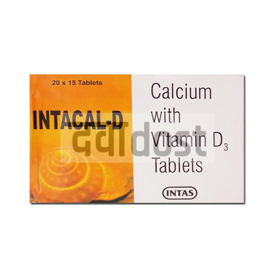 Intacal D 500mg Tablet 15s Upto 10.87% Off | DawaaDost