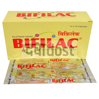 Buy Bifilac Capsule Online, View Uses, Review, Price, Composition ...