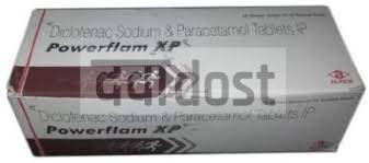 Buy Powerflam XP 50mg/325mg Tablet 10s Online, View Uses, Review, Price ...