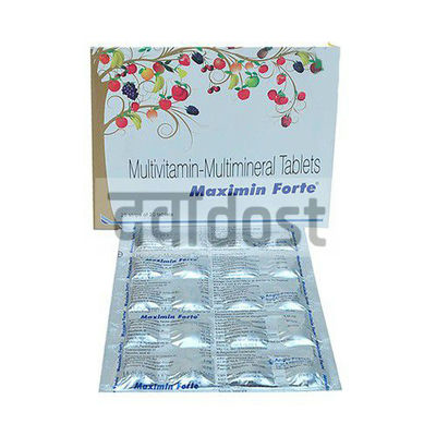 Buy Maximin Forte Tablet 20s Online, View Uses, Review, Price ...