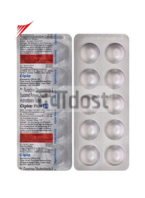 Buy Ciplar Plus 40mg/10mg Tablet SR 10s Online, View Uses, Review ...
