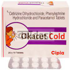 Okacet Cold Total Tablet 10s Upto 19.48% Off