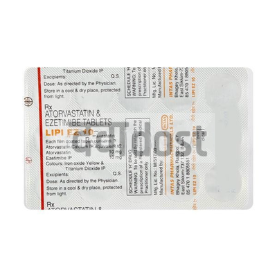 Buy Lipi EZ 10 Tablet Online, View Uses, Review, Price, Composition ...