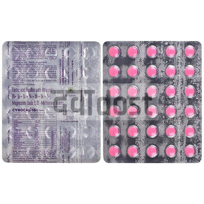 Buy Cynocal 16 Tablet Online, View Uses, Review, Price, Composition ...