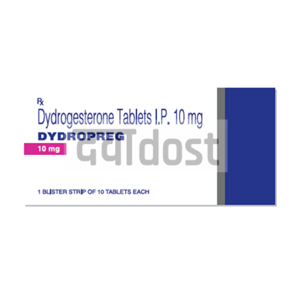 Buy Dydropreg 10mg Tablet 10s Online, View Uses, Review, Price ...