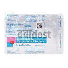 Buy Brutaflam Plus 60mg/325mg Tablet 10s Online, View Uses, Review ...