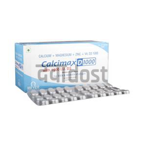 Calcimax D 1000mg Tablet 30s Upto 10.00% Off | DawaaDost