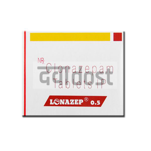 Lonazep 0.5mg Tablet Upto 8.62% Off | DawaaDost