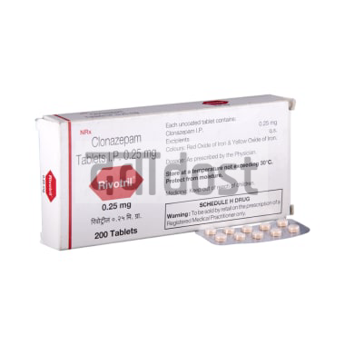 Rivotril 0.25mg Tablet