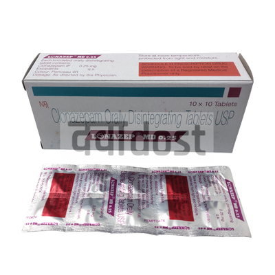 Buy Lonazep 0.25mg Tablet MD Online, View Uses, Review, Price ...