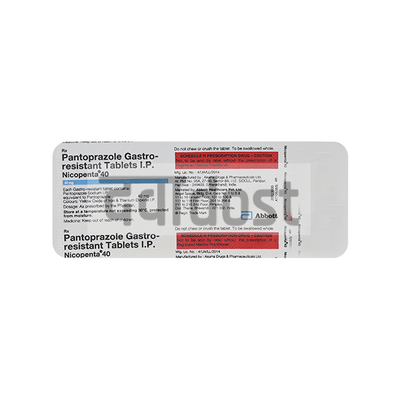 Nicopenta 40mg Tablet 10s Upto 79.00% Off | DawaaDost