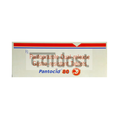 Pantocid 80 Dual-Release Tablet Upto 9.82% Off | DawaaDost