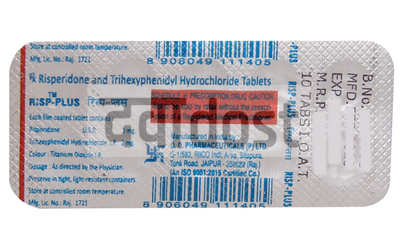 Risp Plus 3mg/2mg Tablet 10s
