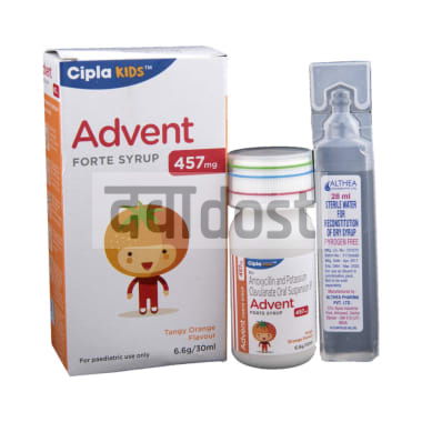 Buy Advent Forte 457mg Syrup Orange Online, View Uses, Review, Price ...