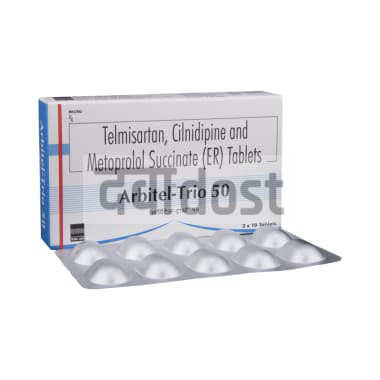 Arbitel-Trio 10mg/50mg/40mg Tablet ER 10s