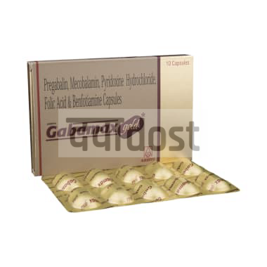 Buy Gabamax Gold Capsule Online, View Uses, Review, Price, Composition ...