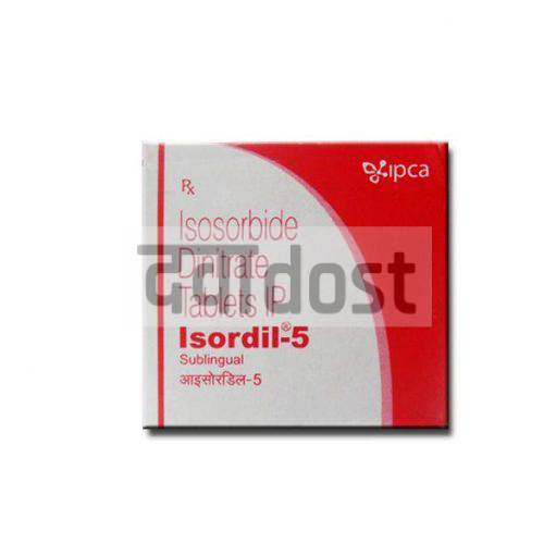 Isordil 5 Sublingual tablet Upto 10.00% Off