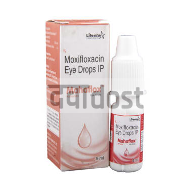 Buy Mahaflox 0.3% Eye Drop Online, View Uses, Review, Price ...