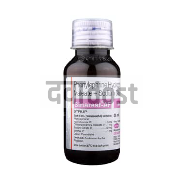 Sinarest-AF Syrup Upto 9.32% Off | DawaaDost