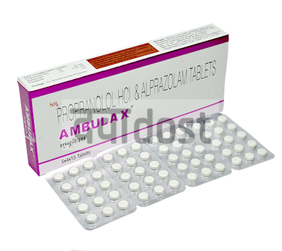 Ambulax 0.25mg/20mg Tablet Upto 10.00% Off | DawaaDost