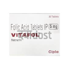 Vitafol 5mg Tablet 30s Upto 25.00% Off | DawaaDost