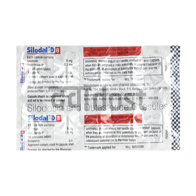 Silodosia D 8mg Capsule Upto 24.78% Off