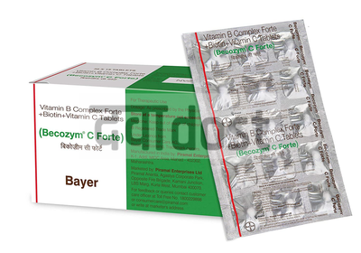 Buy Becozyme C Forte Tablet Online, View Uses, Review, Price ...