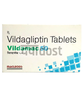 Buy Vildamac 50 Tablet 15s Online, View Uses, Review, Price ...