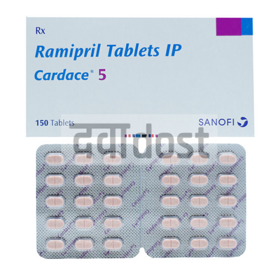 Buy Cardace 5mg Tablet 15s Online, View Uses, Review, Price ...