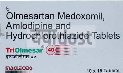 Triolmesar 40mg/5mg/12.5mg Tablet 15s Upto 10.00% Off